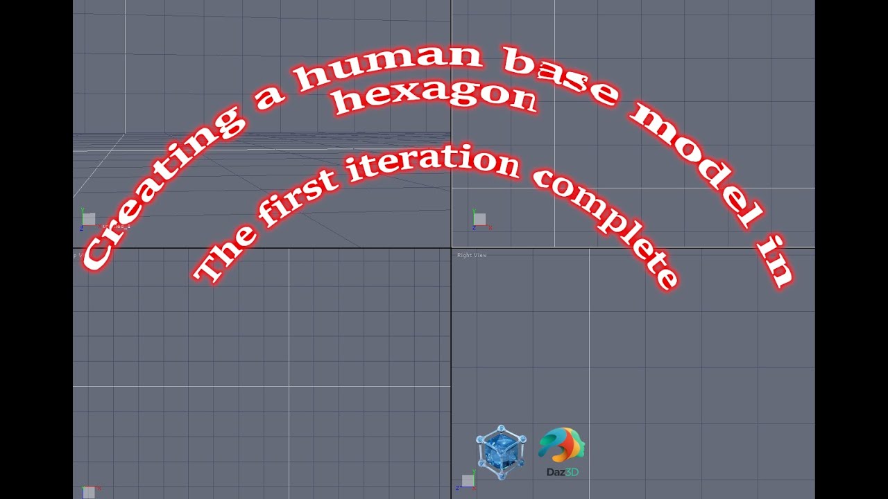 Creating a human base model in Hexagon - the first iteration - YouTube