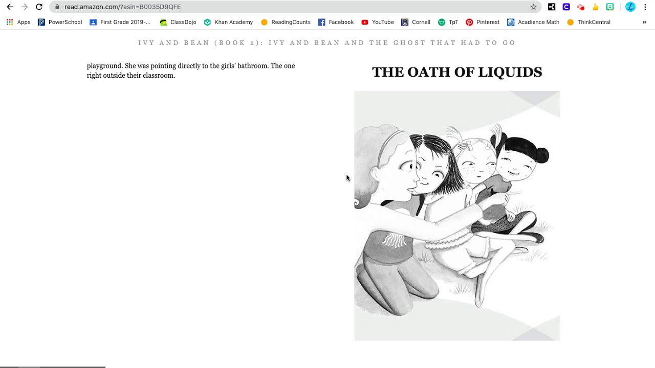 Ivy and Bean Book 2: Ch. 1 & 2 - YouTube