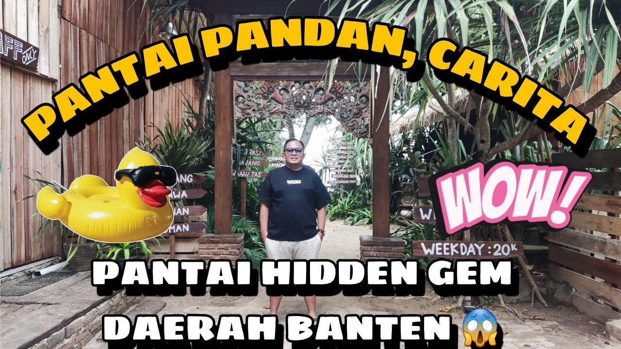 PANTAI PANDAN,CARITA,ANYER TERBARU⁉️HIDDEN GEM YANG MEMUKAU SEGINI ...