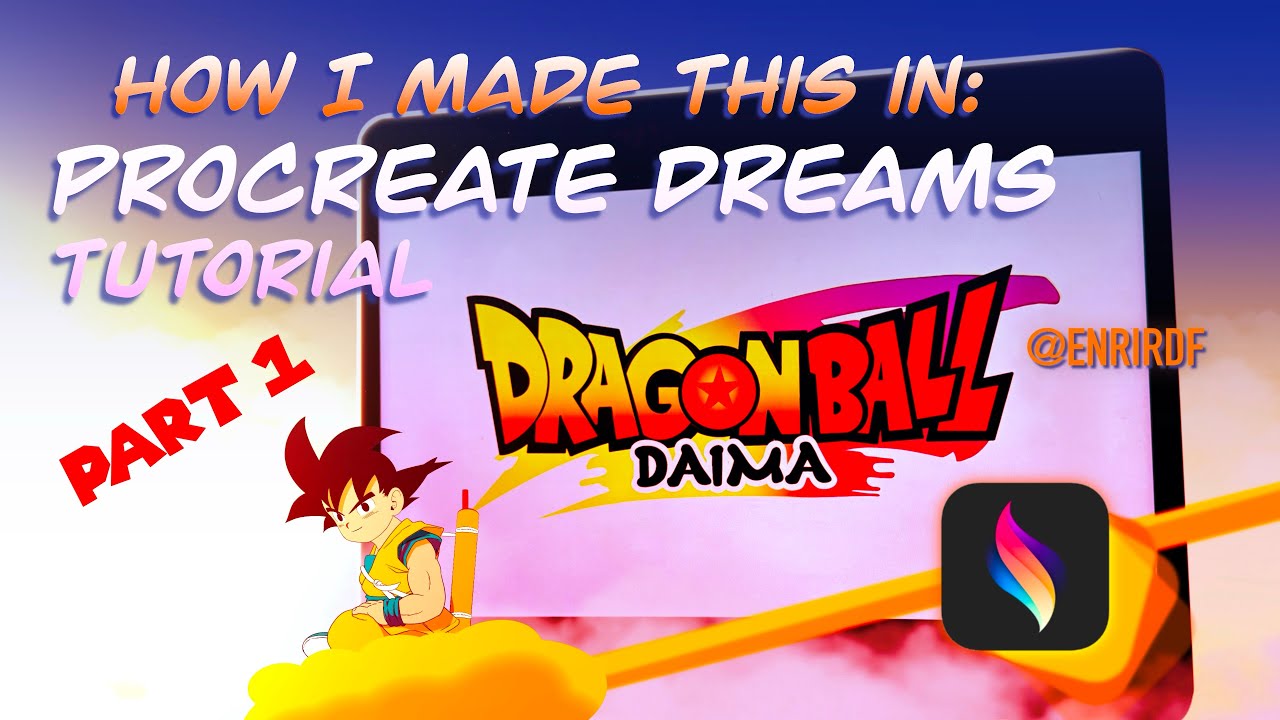 Procreate Dreams Tutorial how I animate Goku part 1 by @enrirdf - YouTube