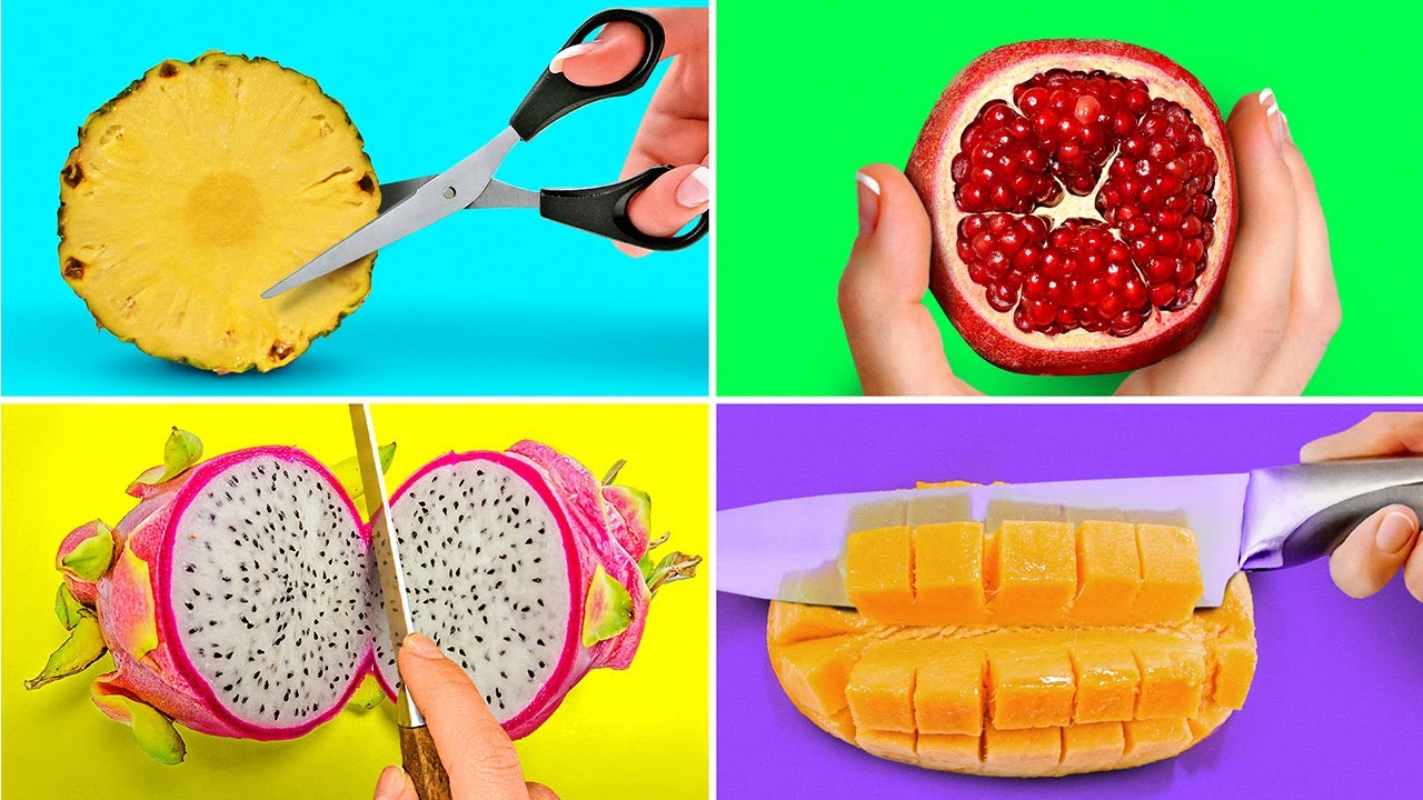 40 KITCHEN BASICS TO CUT AND PEEL LIKE A PRO || Cooking Hacks by 5 ...