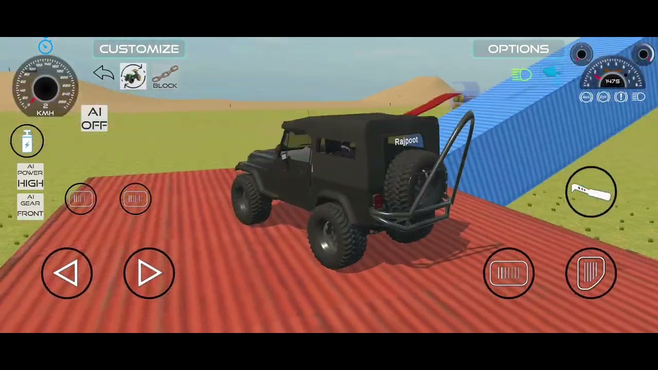 Indian Vehicle Game, Thar Rox vs Old Thar , | UP 25 K COMEDIAN | - YouTube