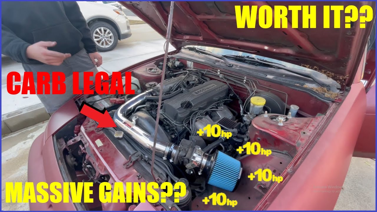 HOW TO: Install Cold Air Intake on an S13 - YouTube