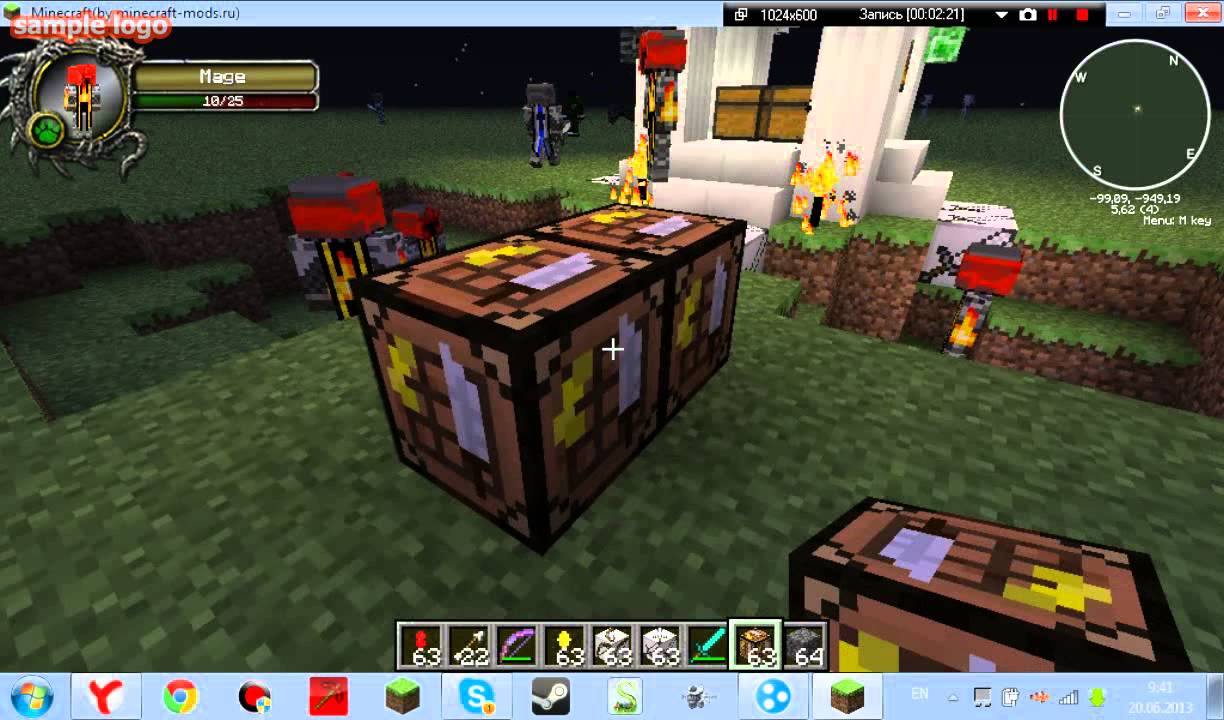 Обзор модов №2 (Castle Defenders) - YouTube