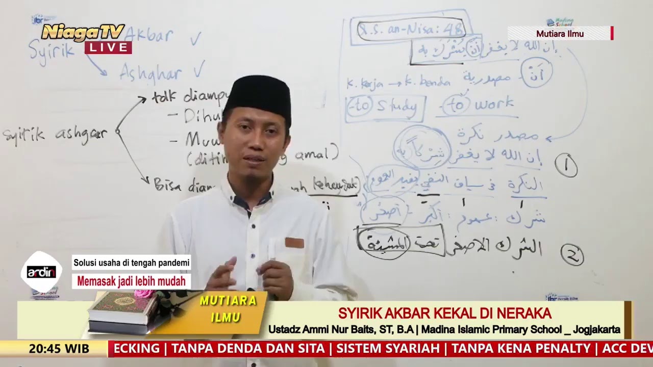 Syirik Akbar Kekal di Neraka | Ustadz Ammi Nur Baits, ST, B.A - YouTube