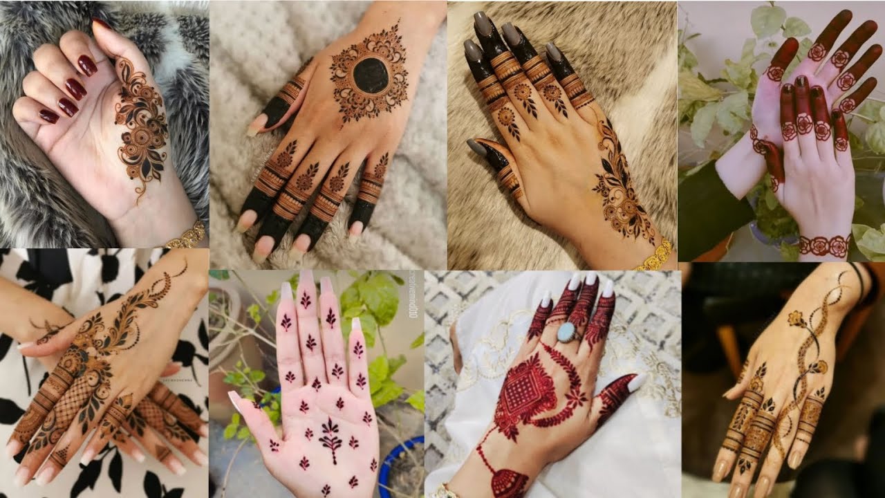 mehndi design 2024|simple short mehndi|most simple mehndi design|eid ...