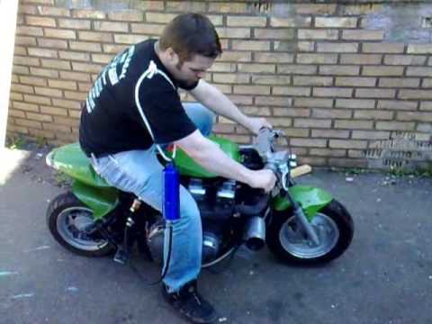GSX Turbo minibike - YouTube