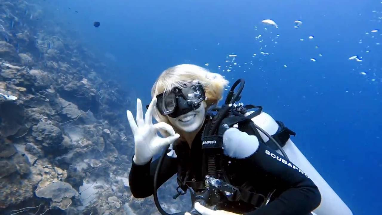 Dive with Kiki at Marie Pampoen 4 th july 2016 - YouTube