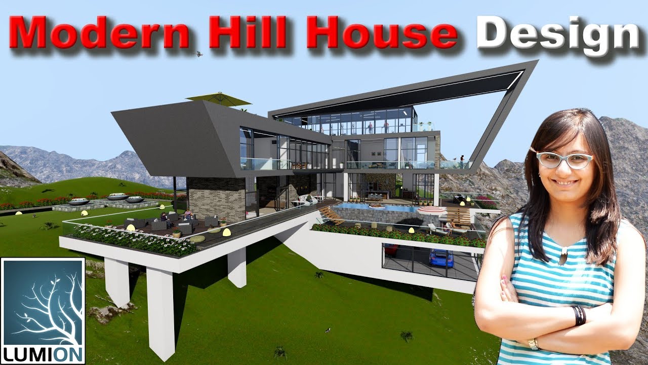 Modern Hill House Design - Tutorial #5 - Unity Interiors - YouTube