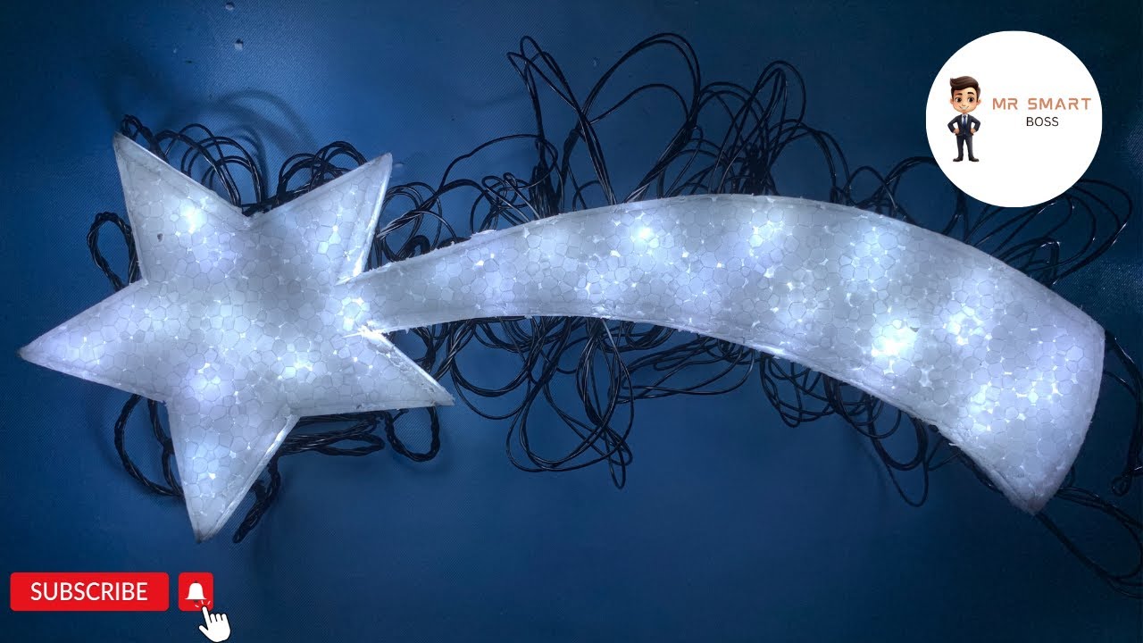How to make DIY Blinking LED Star at Home | Budget friendly Home Decor ...