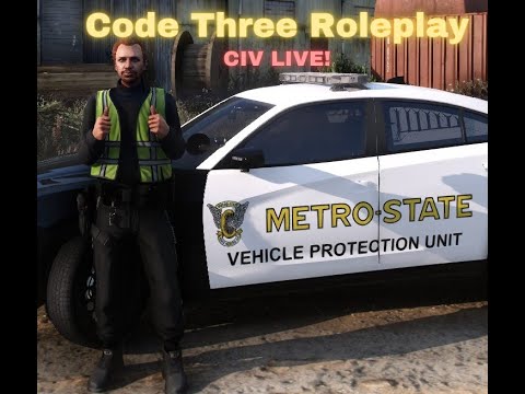 Code Three Roleplay | FivePD / GTA 5 / FiveM | PC | Civ Life! *LIVE* - YouTube