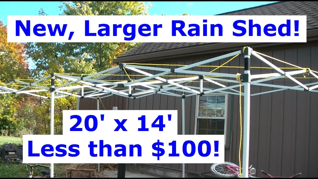 New LARGER Rain Shed and MORE - YouTube