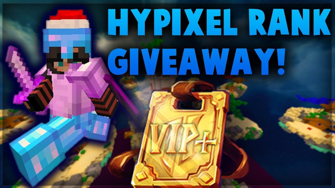 2021 Free Hypixel " Vip+ " Rank Giveaway! - YouTube