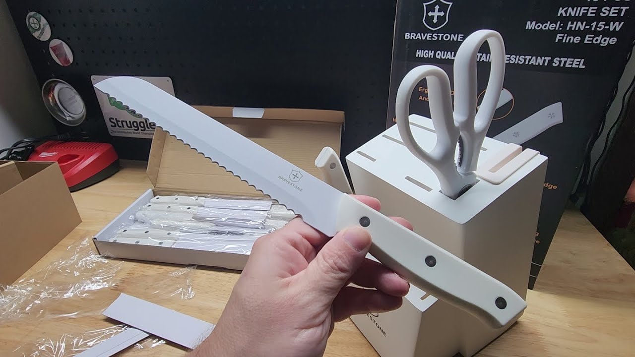 This Knife Set From BRAVESTONE Is A Must See! - YouTube