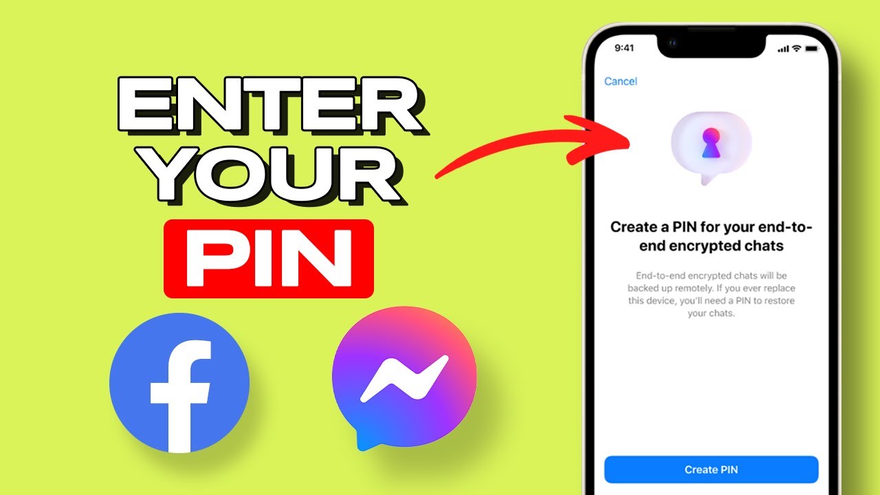 How to Enter Your PIN to Sync Your Chat History Messenger - YouTube