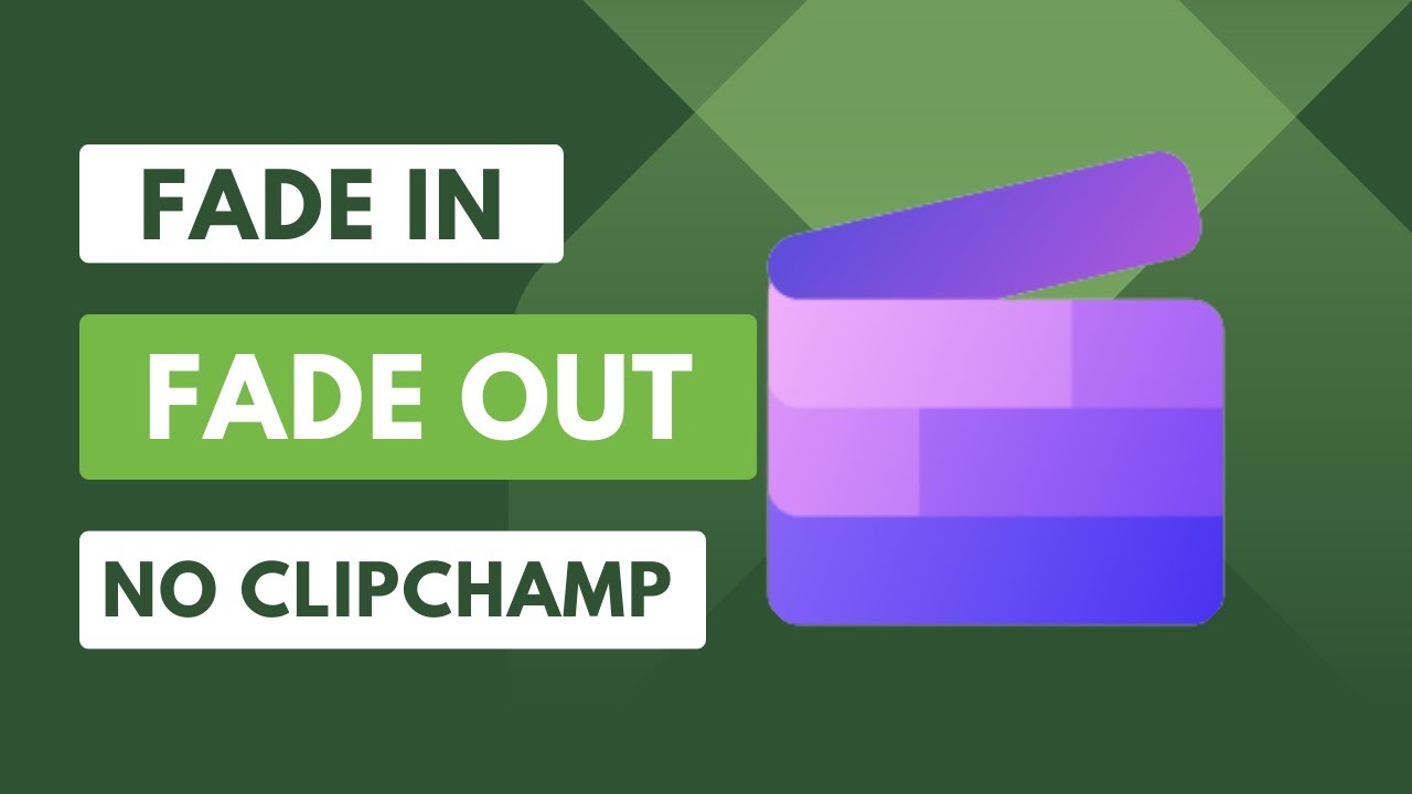Como Fazer Fade In e Fade Out no ClipChamp - YouTube