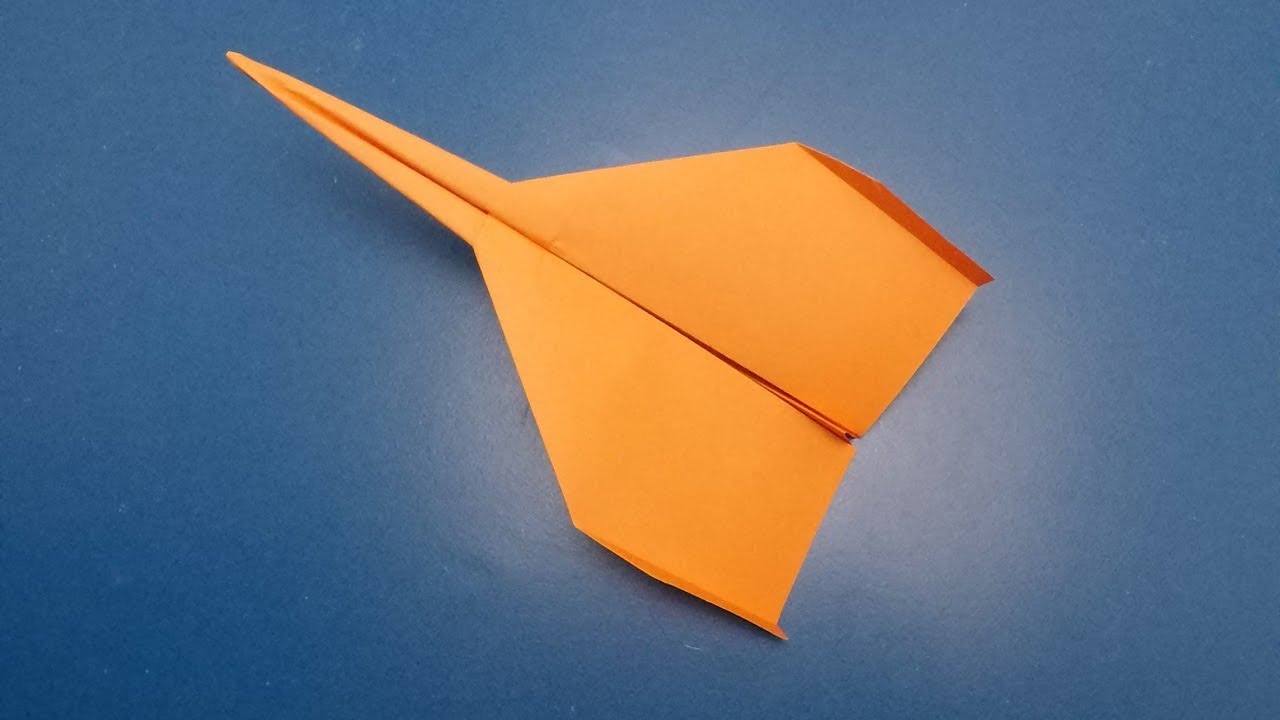 Paper Airplane: Origami Flying Jet Plane - Craft Times - YouTube