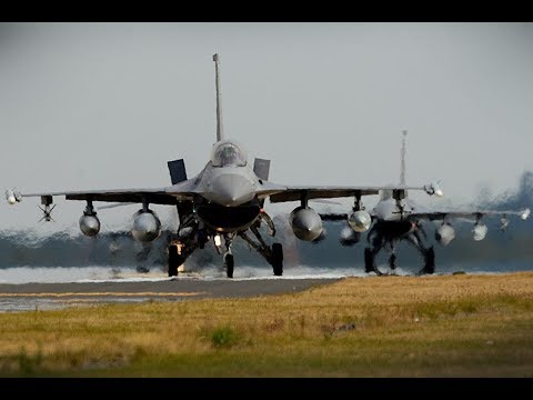 Aviano 510th Fighter Squadron Buzzards complete UK training - YouTube
