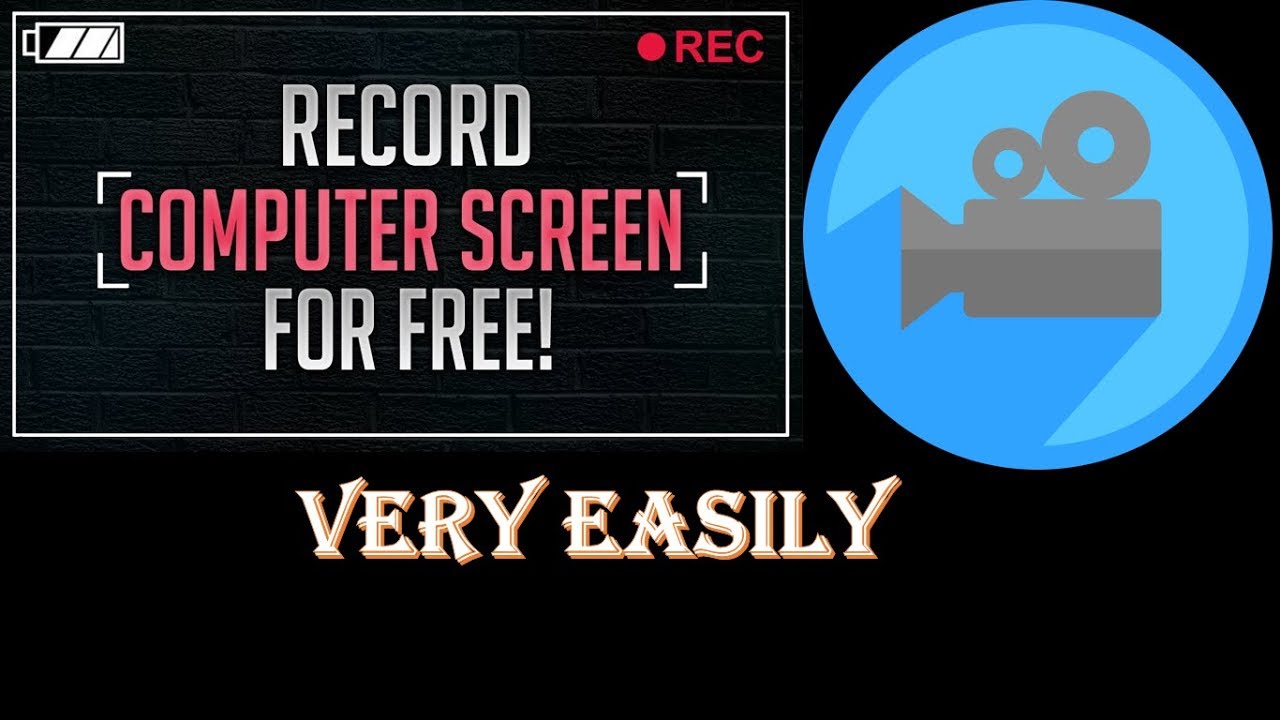 How to Record Your Computer Screen For FREE - YouTube