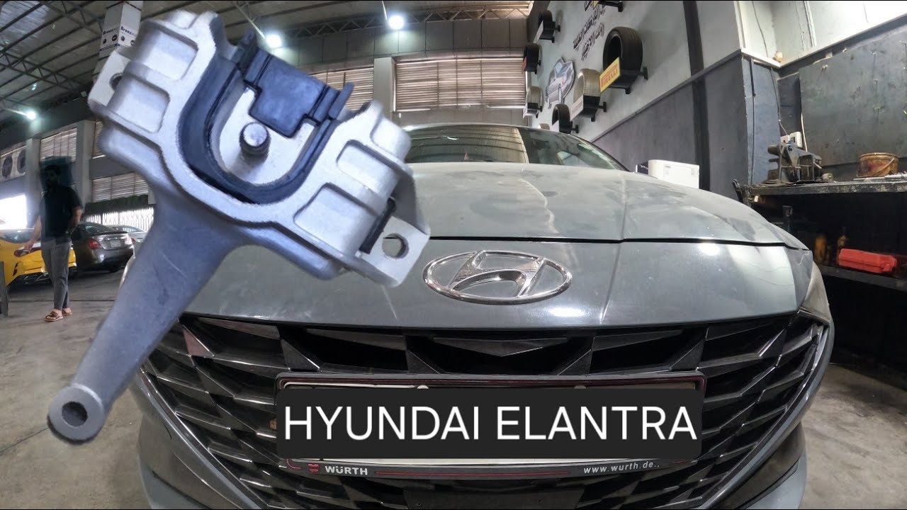 how to replace right engine mount ... hyundai elantra 2017-2024 (torque ...