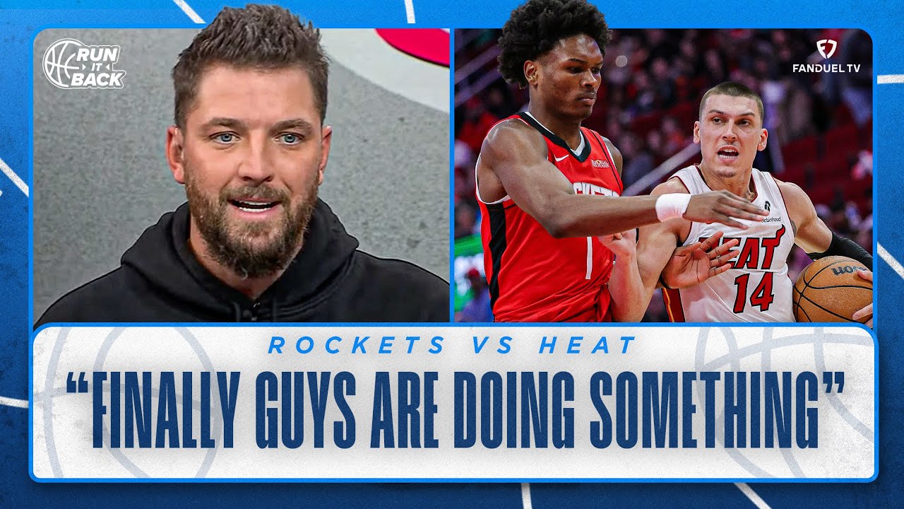 Lou & Chandler React to Tyler Herro & Amen Thompson Fight in Rockets vs ...