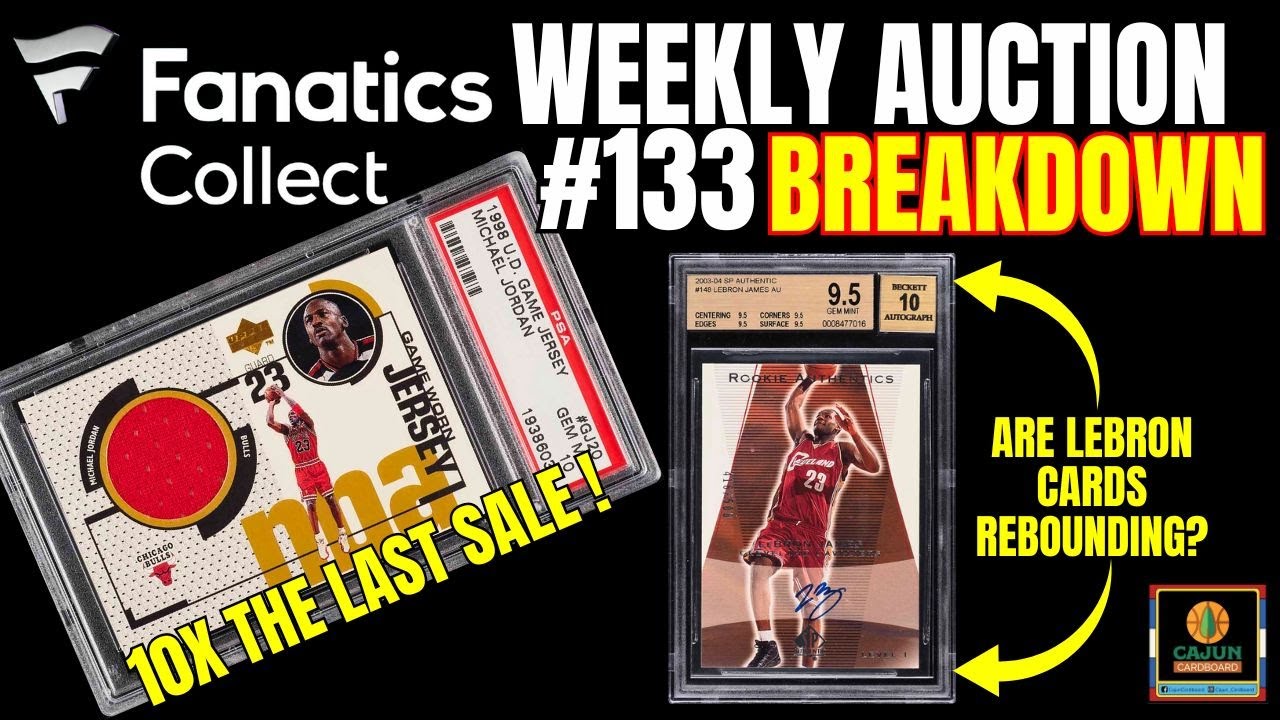 Michael Jordan Cards Lead and Lebron Cards Follow - Fanatics Weekly ...