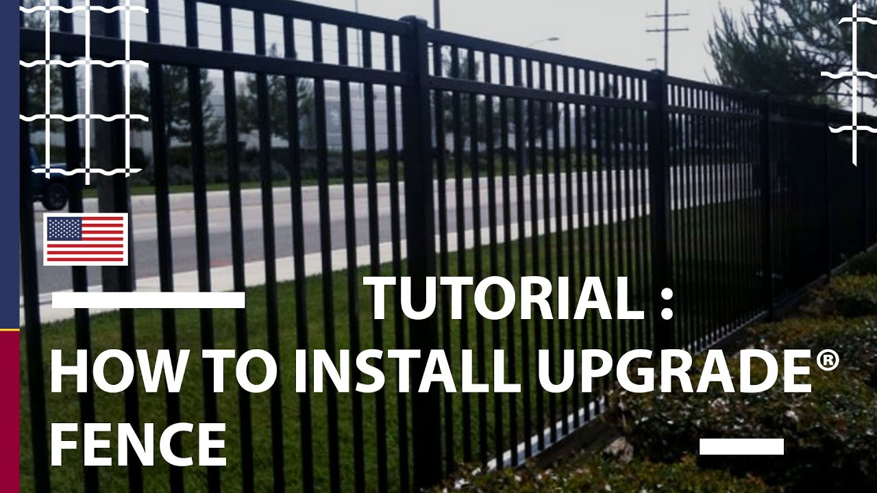 How to install your Upgrade fencing panels - YouTube
