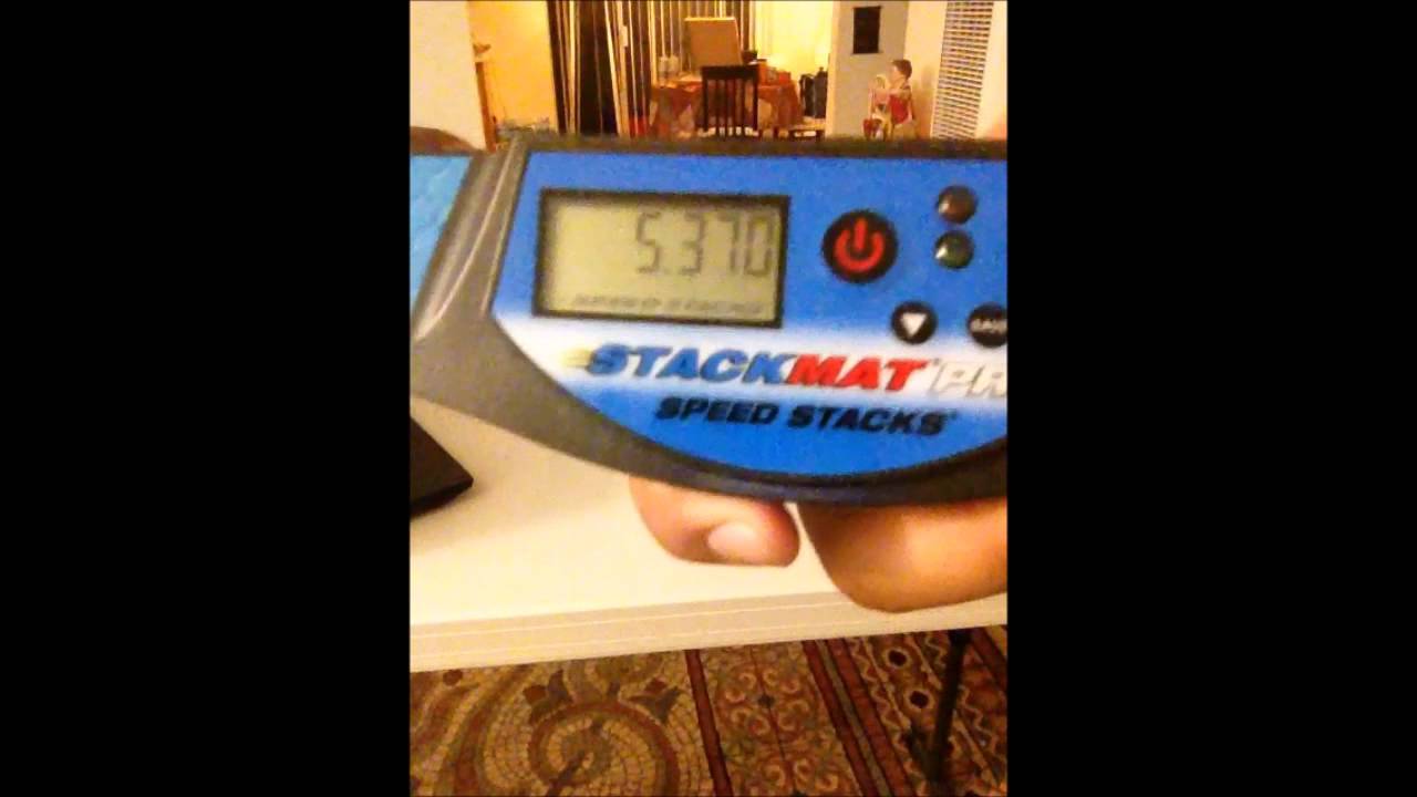 Sport Stacking Cycle: FIRST 5.3!!!!!! - YouTube