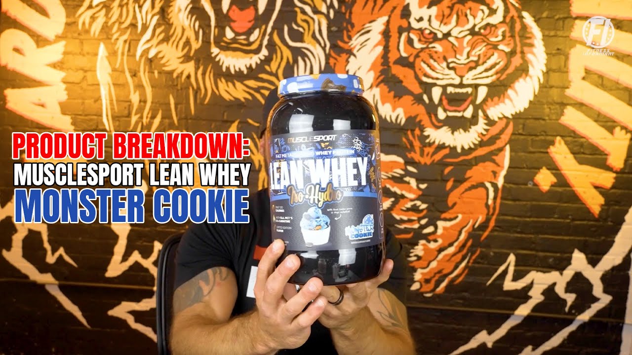 MuscleSport Lean Whey Monster Cookie: Monster Inclusions & Great ...