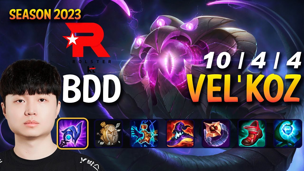 KT BDD VEL'KOZ vs AZIR Mid - Patch 13.15 KR Ranked - YouTube