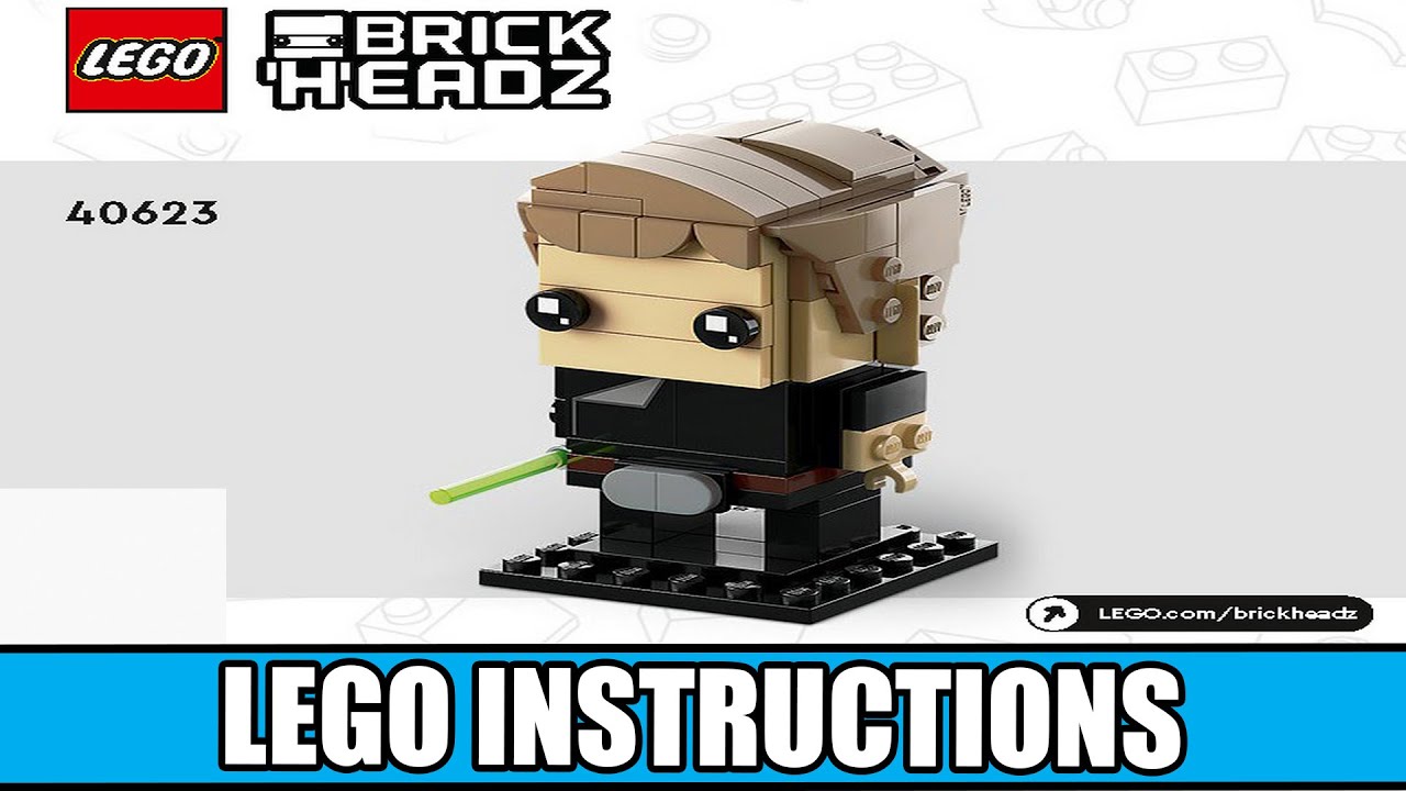 LEGO Instructions | BrickHeadz | 40623 | Battle of Endor Heroes (Luke ...