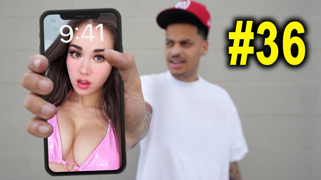 Asking 100 People "What's Your Lock Screen?" - YouTube