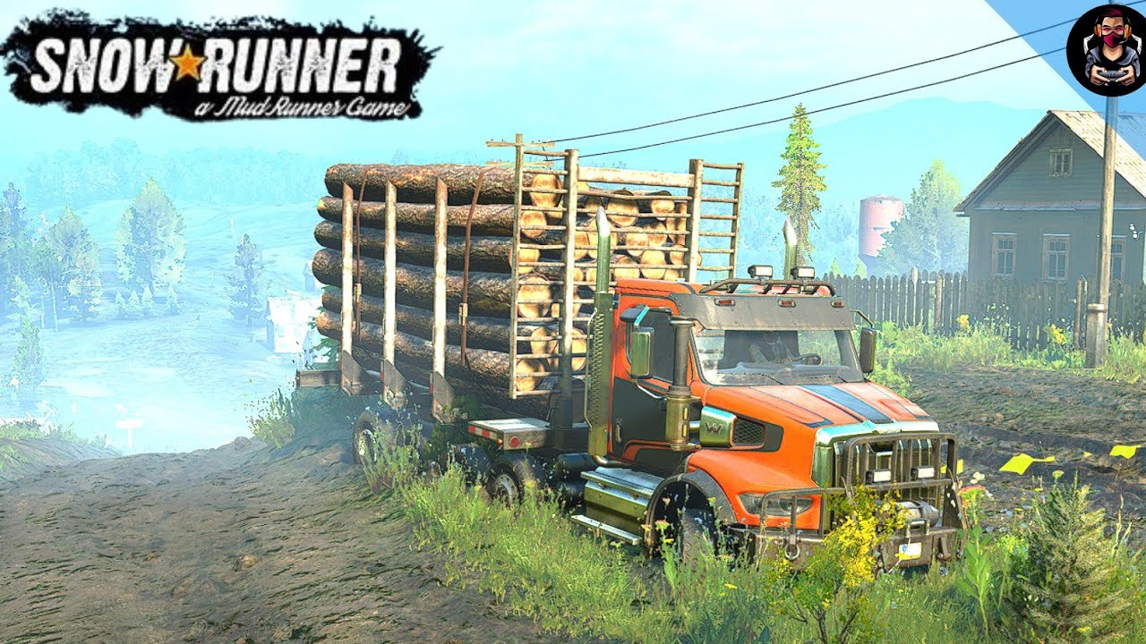 SnowRunner Deliver to the Farm:Medium Logs x1 Western Star 47X NF 1430 ...