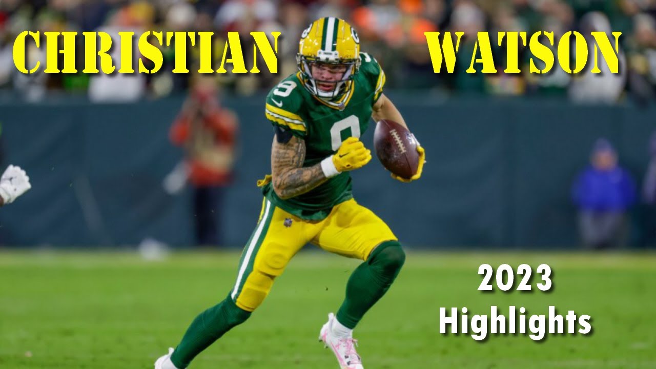 Christian Watson 2023 Highlights - YouTube