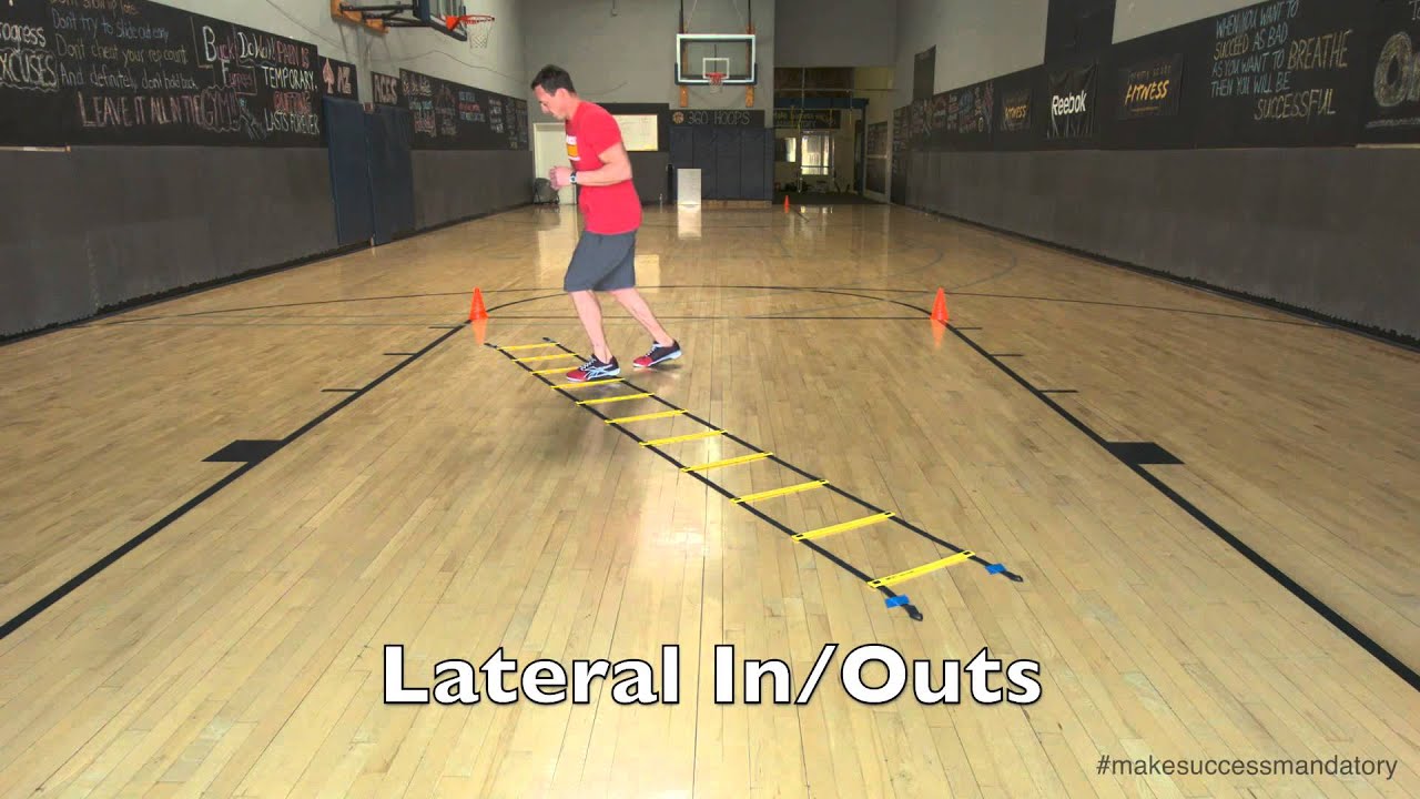 Lateral Ins/Outs - Speed Ladder Drill - YouTube