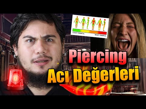 Piercing Acı Değerleri Tablosu🚨| Piercing Acır Mı?🌶🔥