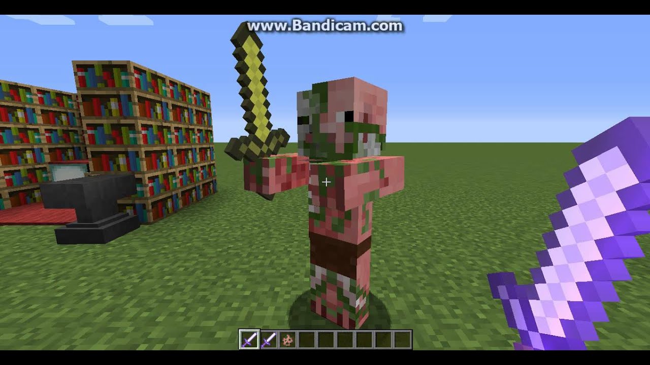 Custom Swords in Minecraft - YouTube