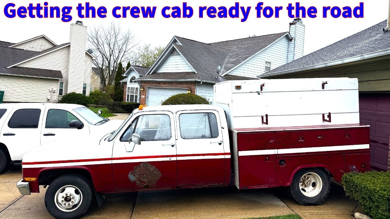 Crew cab square body revival, getting it ready for the road - YouTube
