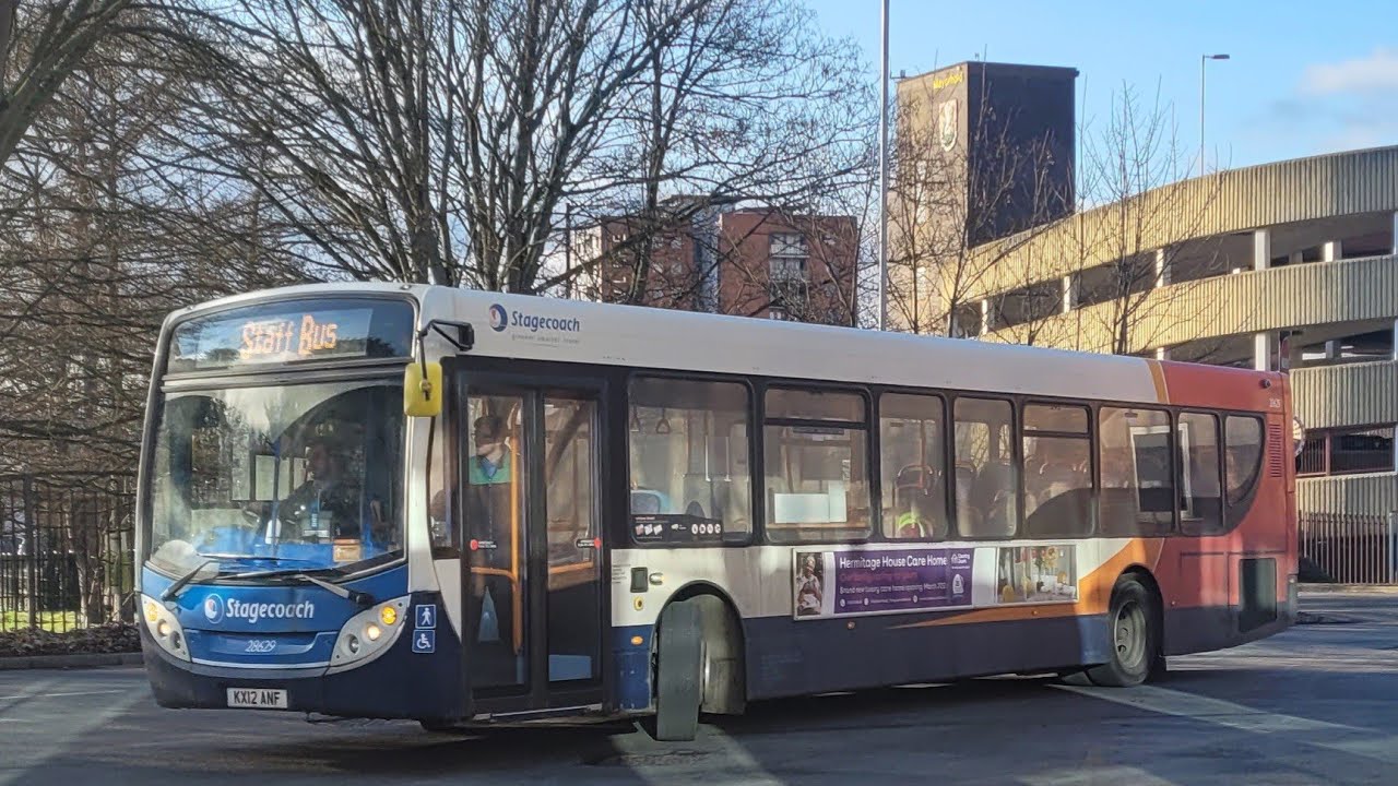 [HD WS] Stagecoach Midlands 28629 (KX12 ANF) On The X7 - YouTube