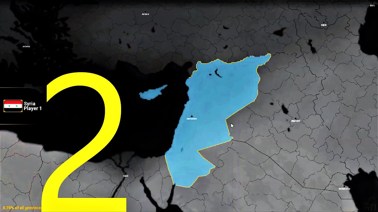 EP 2: Forming The Great Syria | Age of History 2 (Difficulties ...