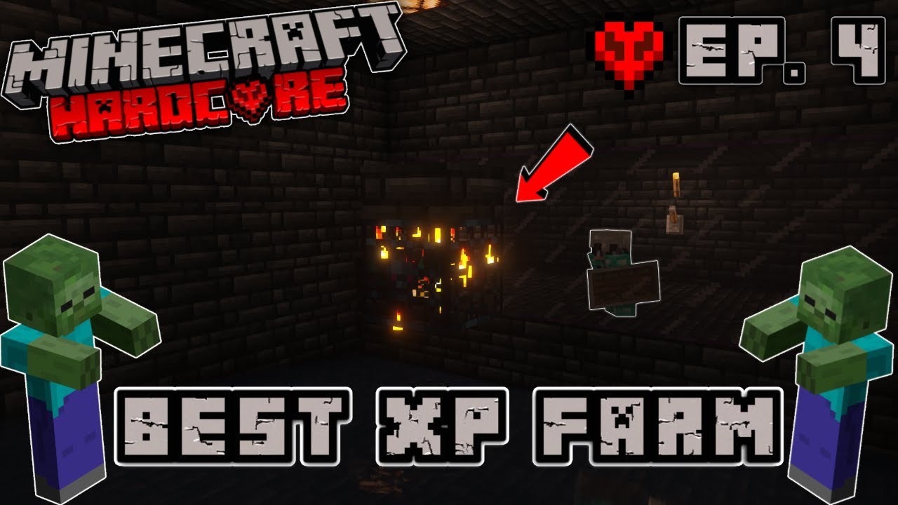 EASY Zombie XP Farm! (Minecraft: Java 1.20.1) | Minecraft Hardcore Let ...