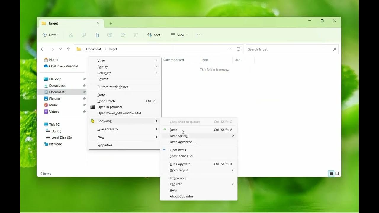 Windows: Copy/Backup files to multiple folders or computers in Windows using Copywhiz - YouTube