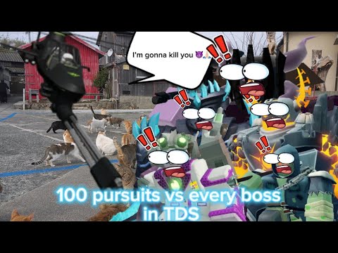 100 Pursuits VS every TDS Boss | Tower Defense Simulator - YouTube