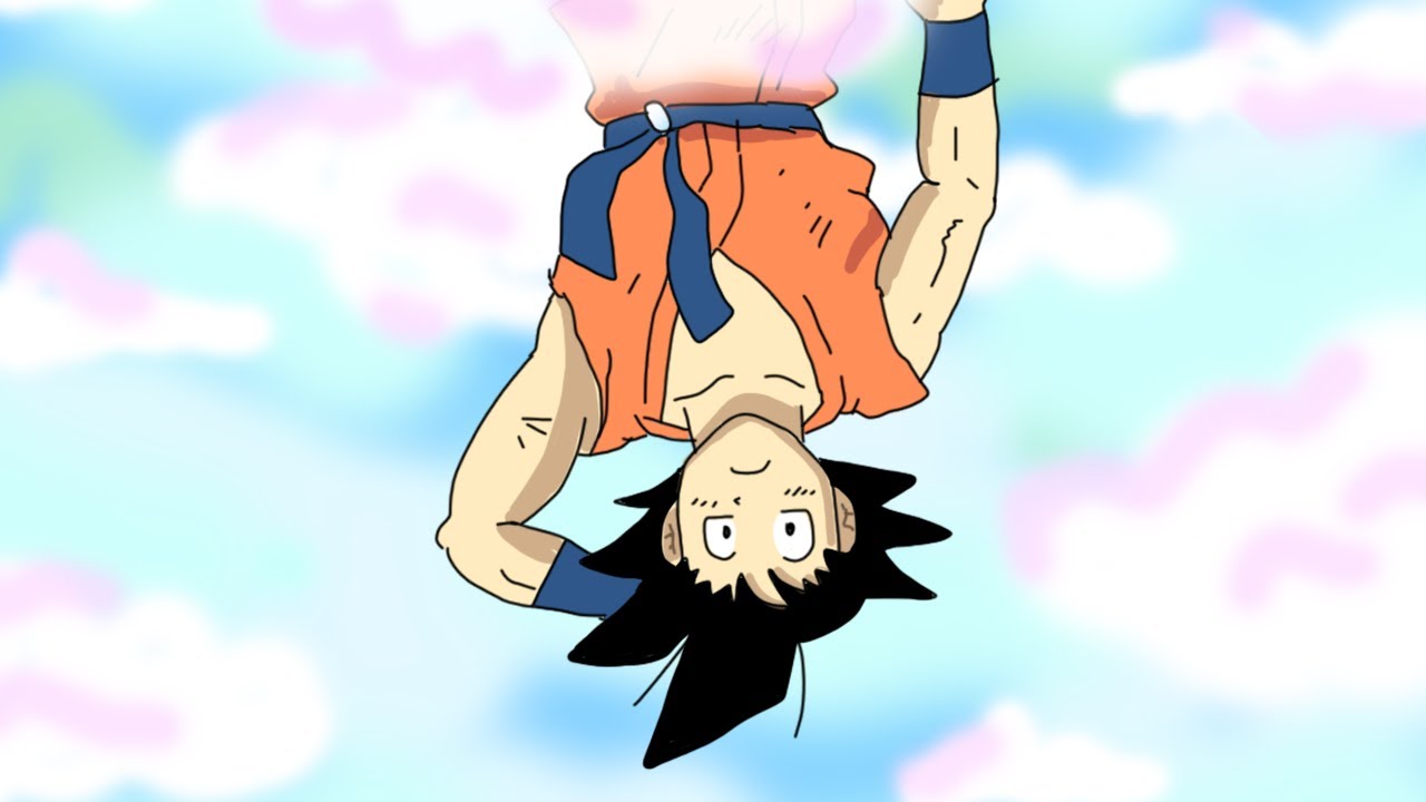 How to Draw Goku... Upside down - YouTube