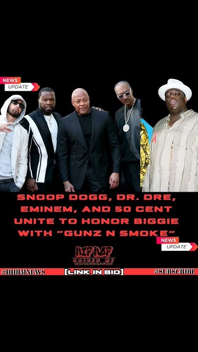 Snoop Dogg, Dr. Dre, Eminem, and 50 Cent Unite to Honor Biggie with "Gunz N Smoke" - YouTube