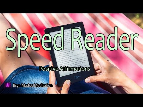 Speed Reader | Subliminal Affirmations | Anxiety Relief | Isochronic ...