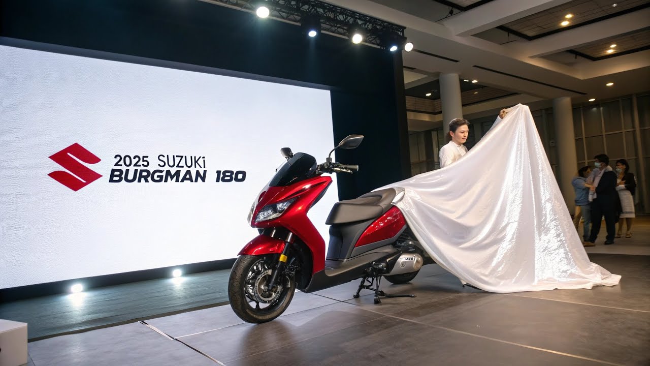 2025 Suzuki Burgman 180 | Ultimate Urban Scooter Unveiled - YouTube