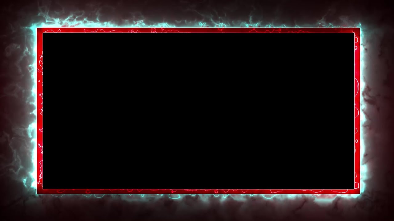 Red Neon Light Border | Frames Template Video - YouTube