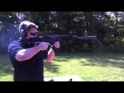 Silenced Bushmaster ACR in 5.56mm - YouTube