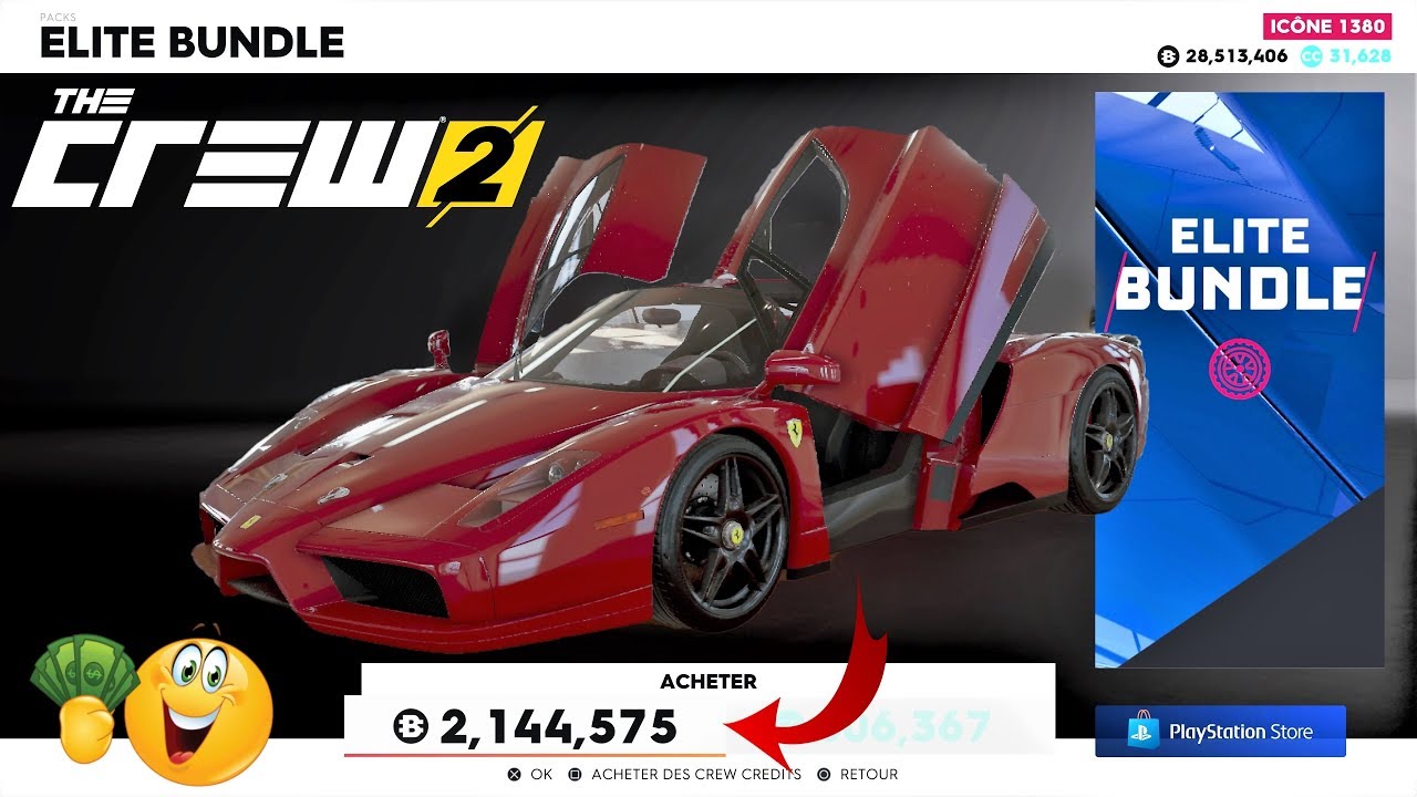 The Crew 2 Pack Elite Bundle Ferrari Enzo Custom + Test - YouTube